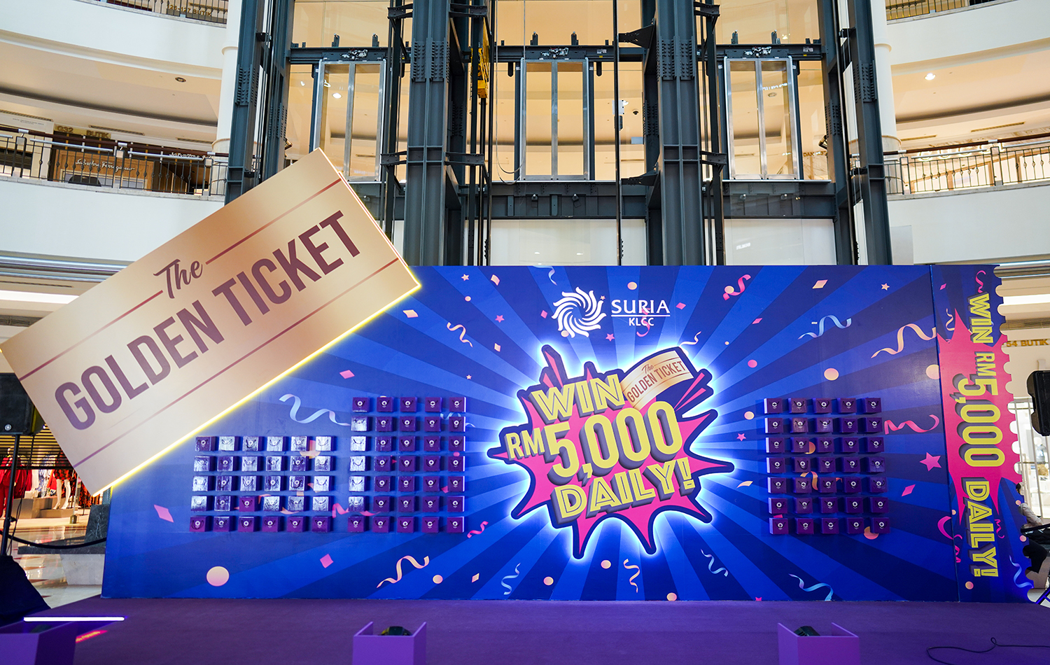 THE GOLDEN TICKET CAMPAIGN RETURNS TO SURIA KLCC WITH A TOTAL OF RM500 ...